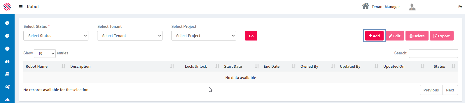 How to add a Robot? | Robility Docs